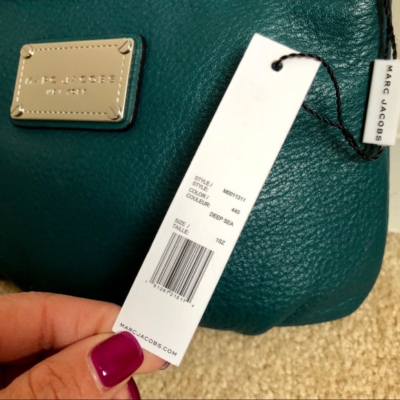 Marc Jacobs | Bags | Marc Jacobs Dark Teal Leather Crossbody | Poshmark